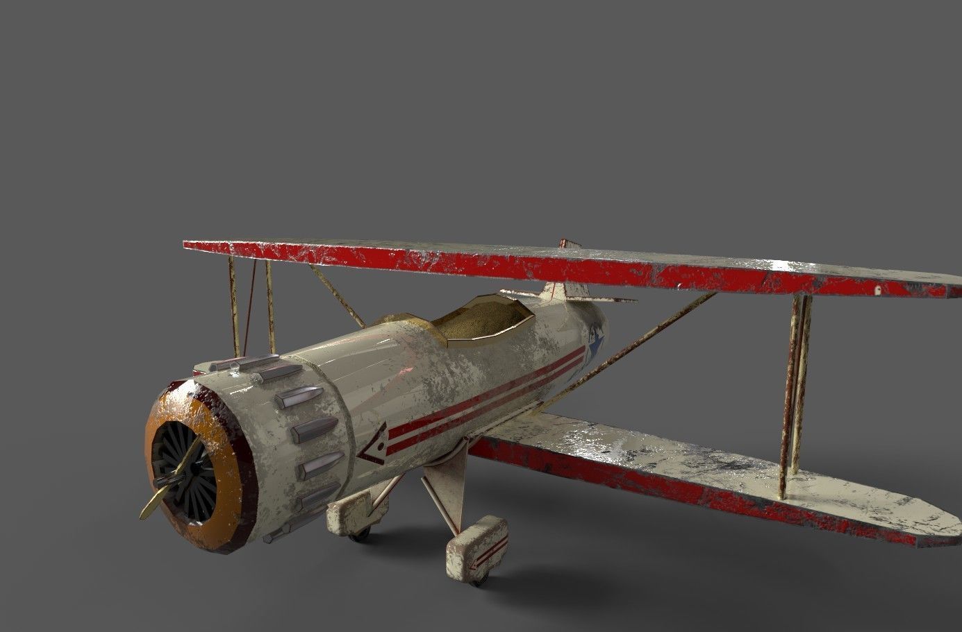 3D model CRASH AIRPLANE VR / AR / low-poly | CGTrader