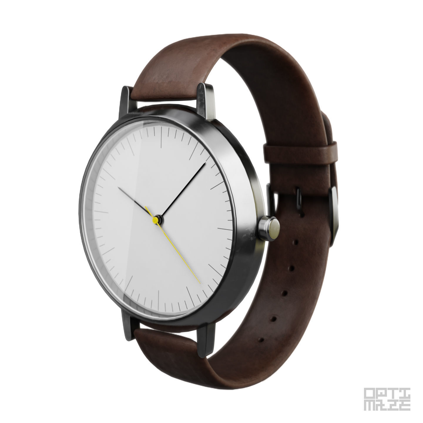 3D model Dial Watch VR / AR / low-poly | CGTrader