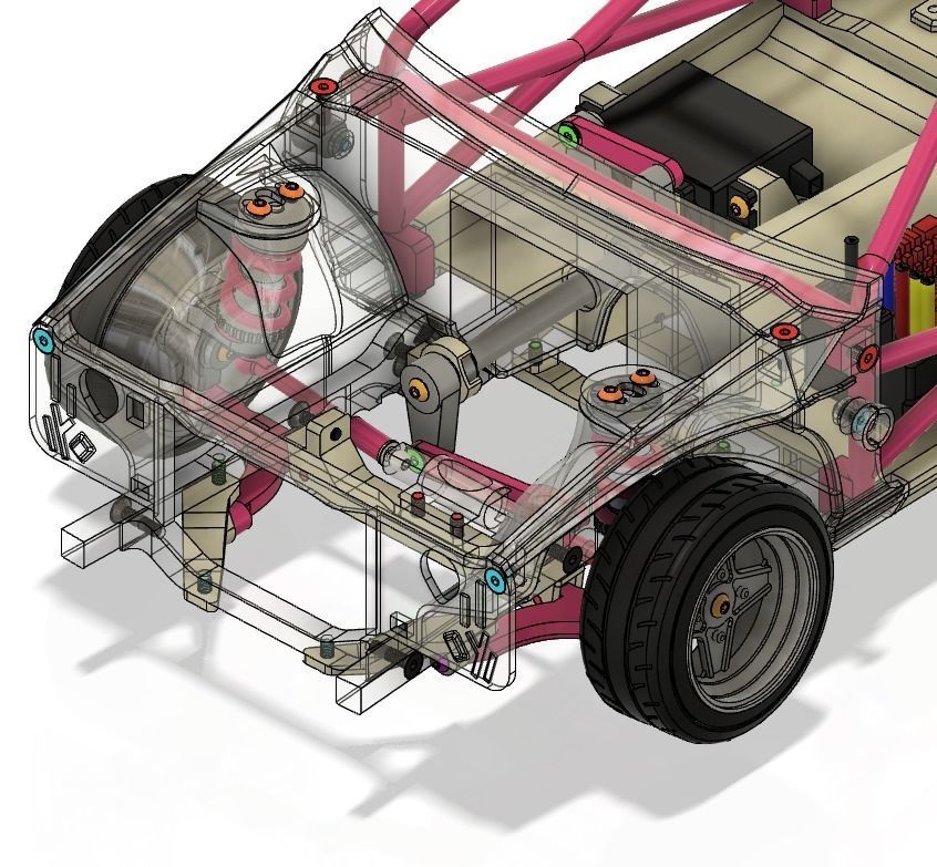 1-10 RC AE86 Chassis 3D model 3D printable | CGTrader