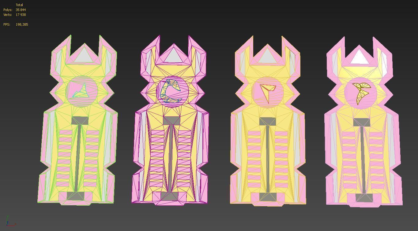 Star Trek Generations Klingon Isolinear Optical Chips 3D model 3D ...