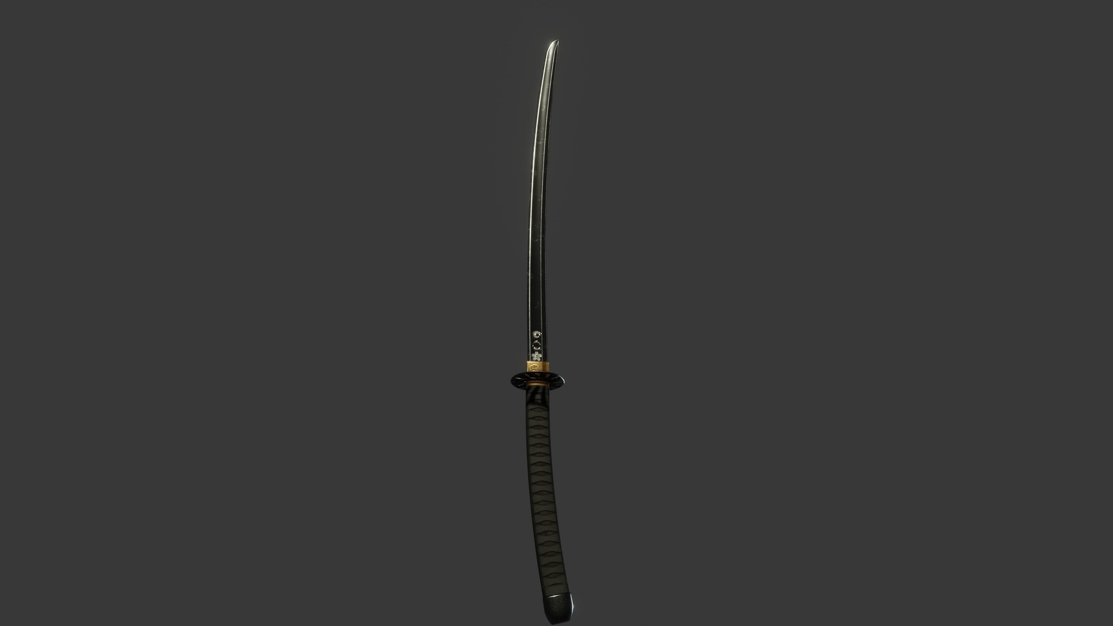 Katana Game ready samurai sword free VR / AR / low-poly 3D model | CGTrader