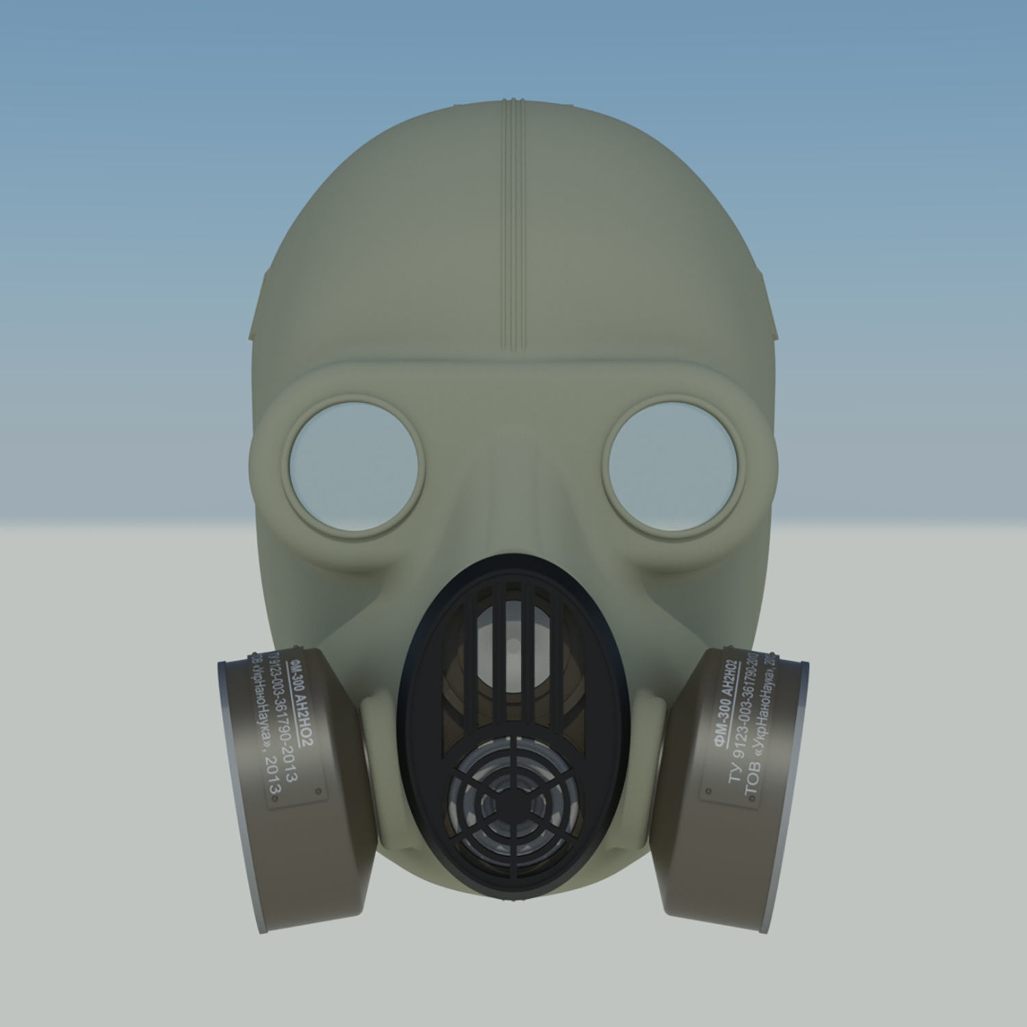 STALKER Gas mask var 02 3D model 3D printable | CGTrader