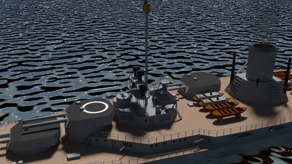 Battlecruiser SMS Moltke 3D model | CGTrader