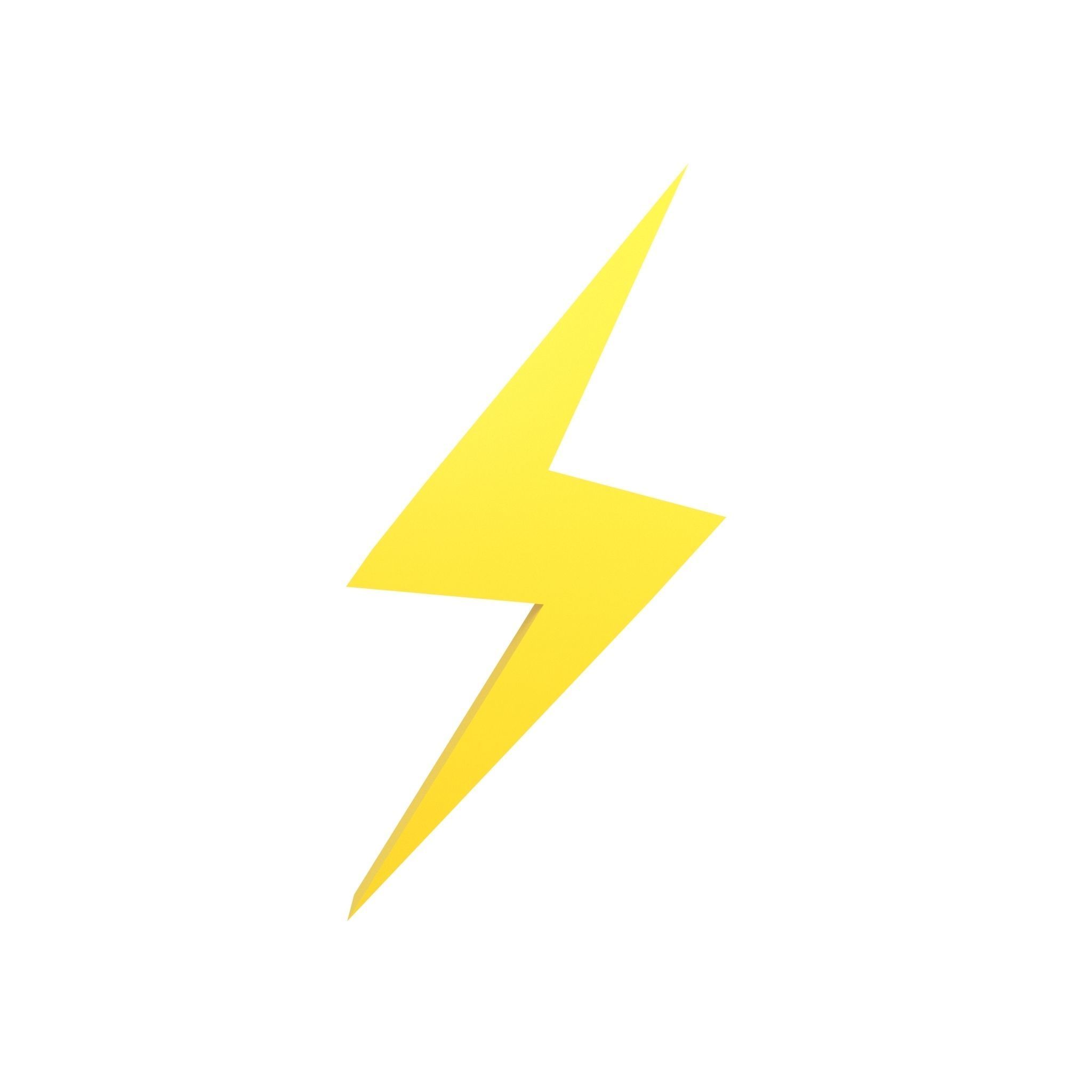 3D model Lightning Emblem v1 001 VR / AR / low-poly | CGTrader