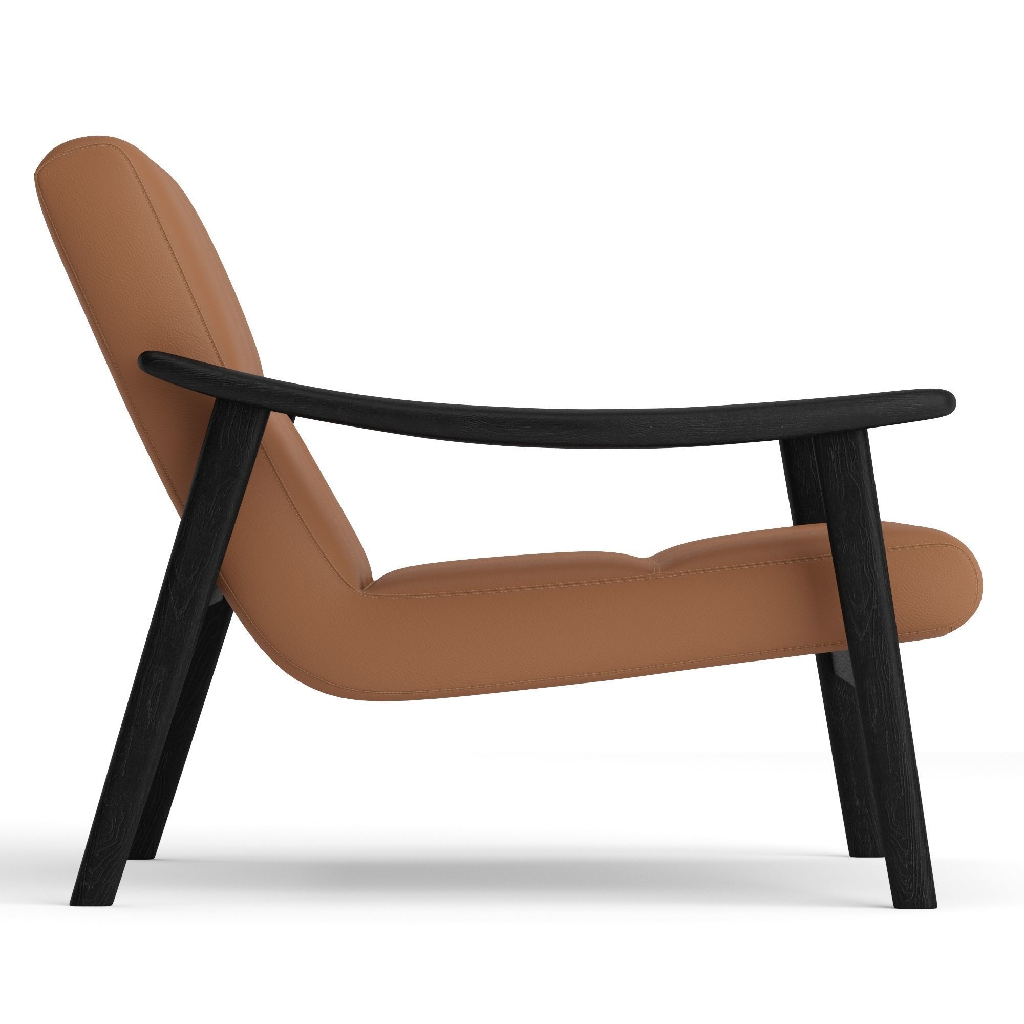 Minotti Fynn lounge chair 3D model | CGTrader