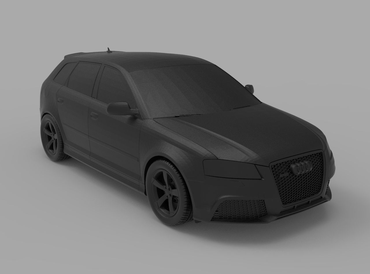 Audi RS3 Sportback 3D print model | CGTrader