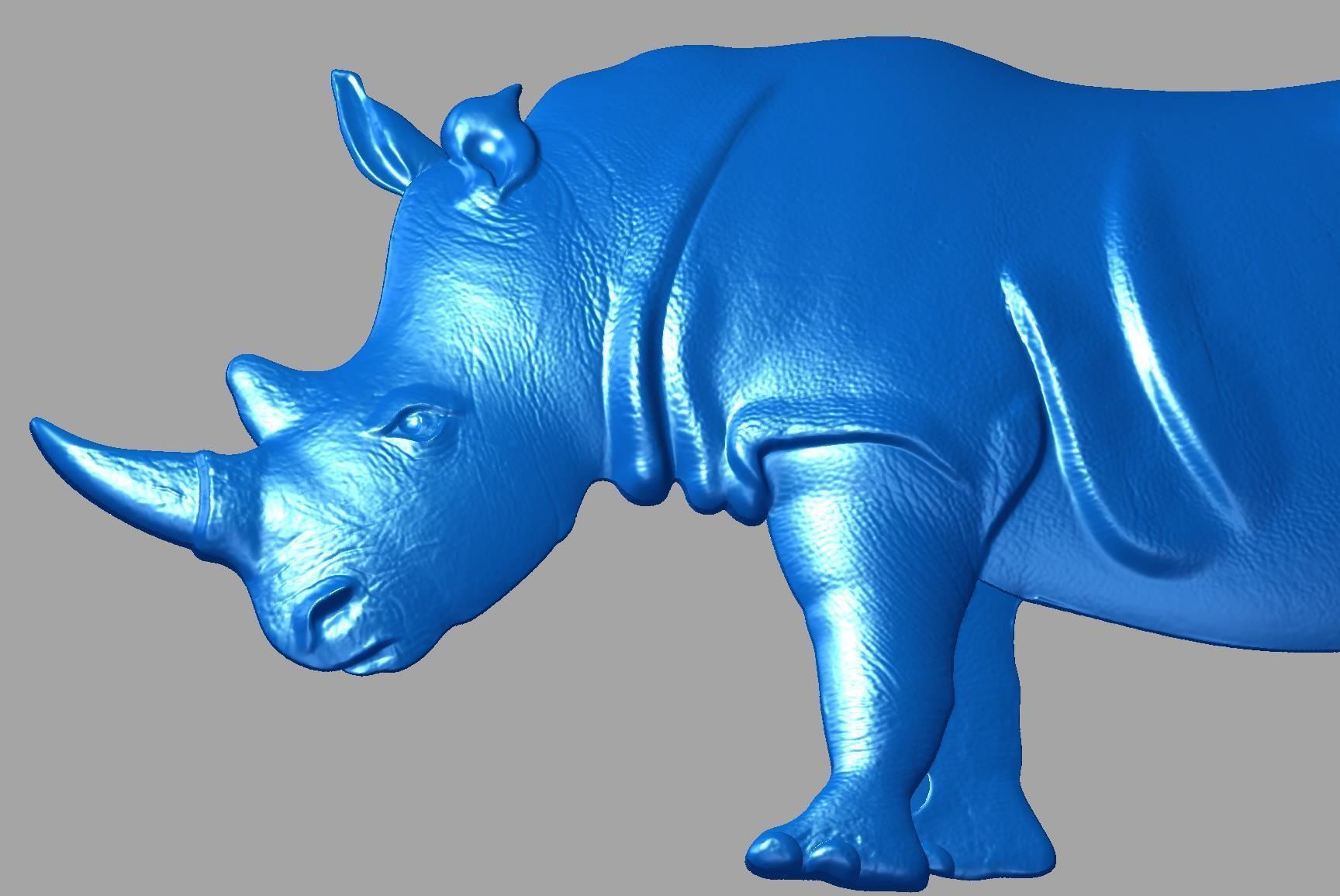 Rhinoceros rhino 3D model 3D printable | CGTrader