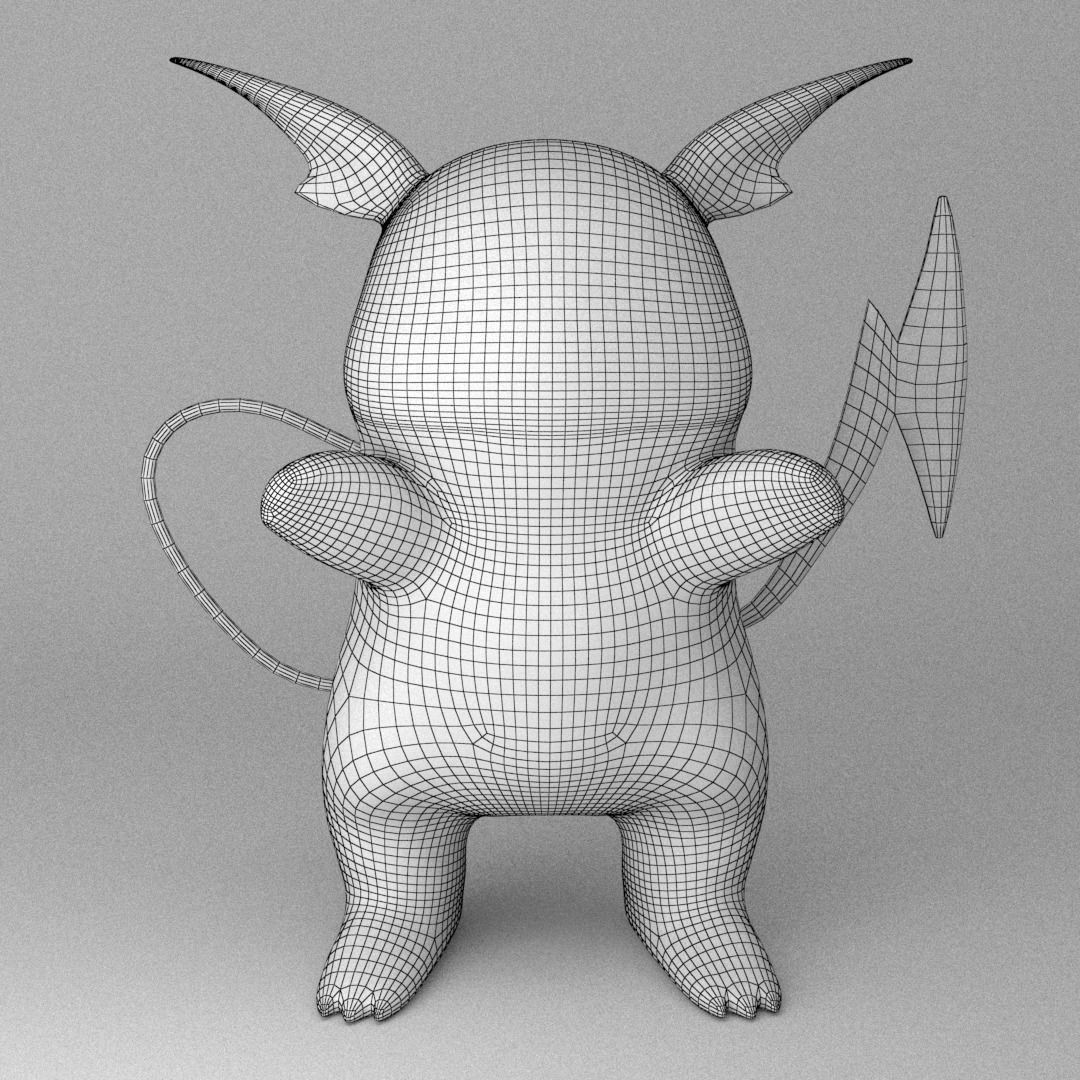 Raichu pokemon pikachu - pokemon pikachu 3D model | CGTrader