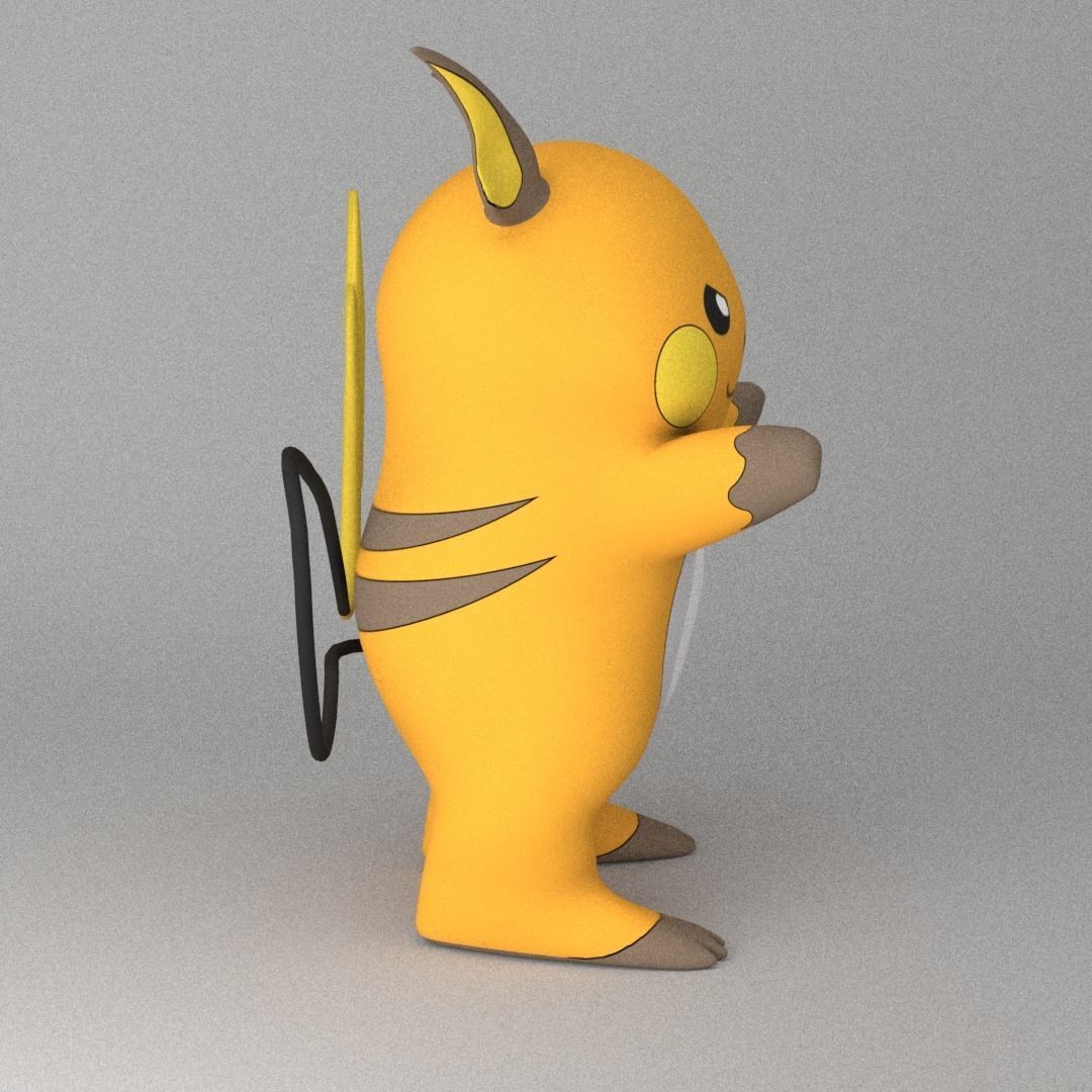 Raichu pokemon pikachu - pokemon pikachu 3D model | CGTrader