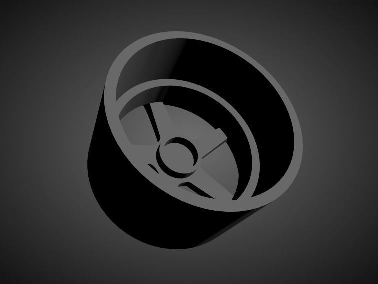 Vossen CV3-R scalable and Printable rim 3D model 3D printable | CGTrader