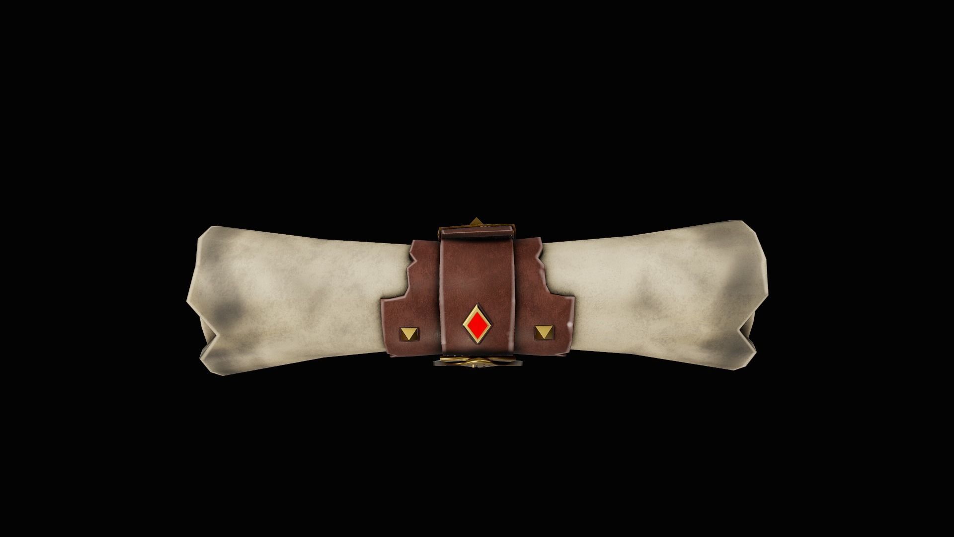 3D model Stylized Scroll - Tutorial Included VR / AR / low-poly | CGTrader