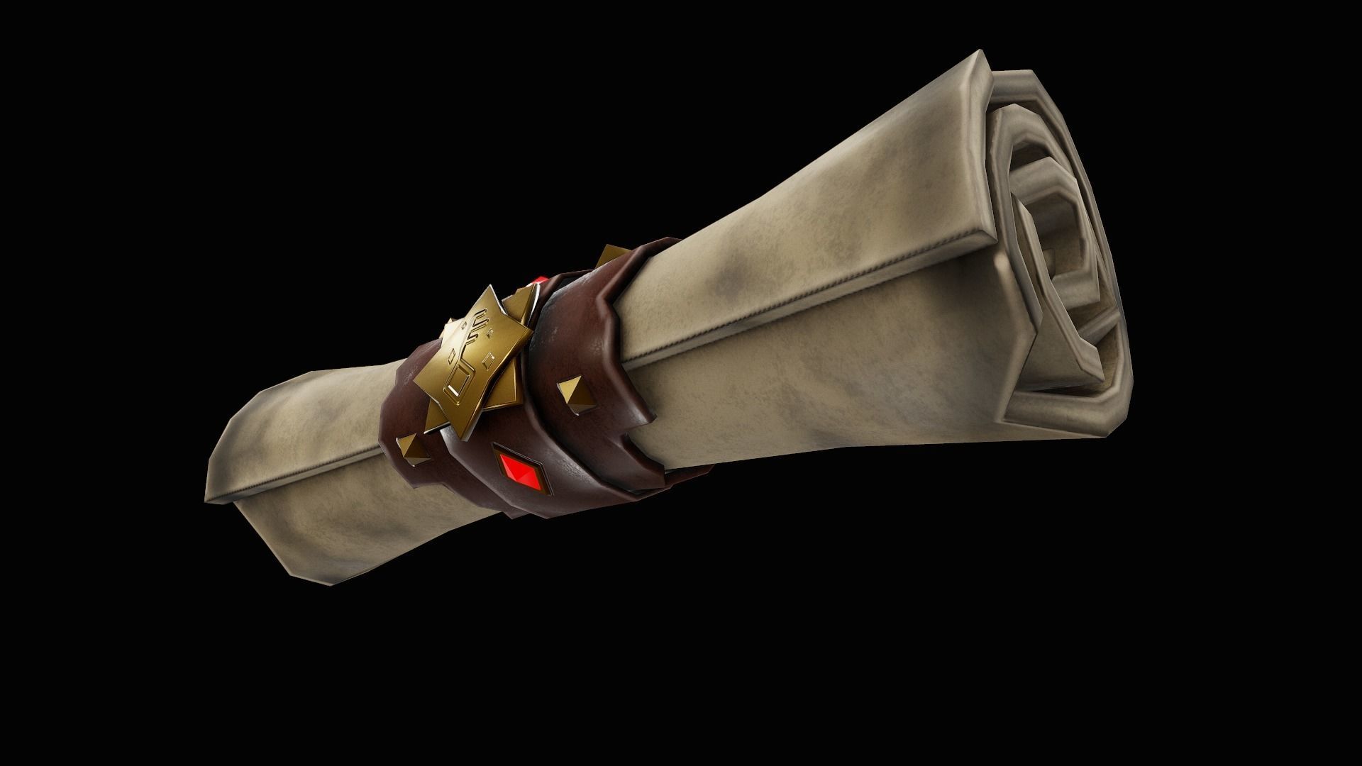 3D model Stylized Scroll - Tutorial Included VR / AR / low-poly | CGTrader