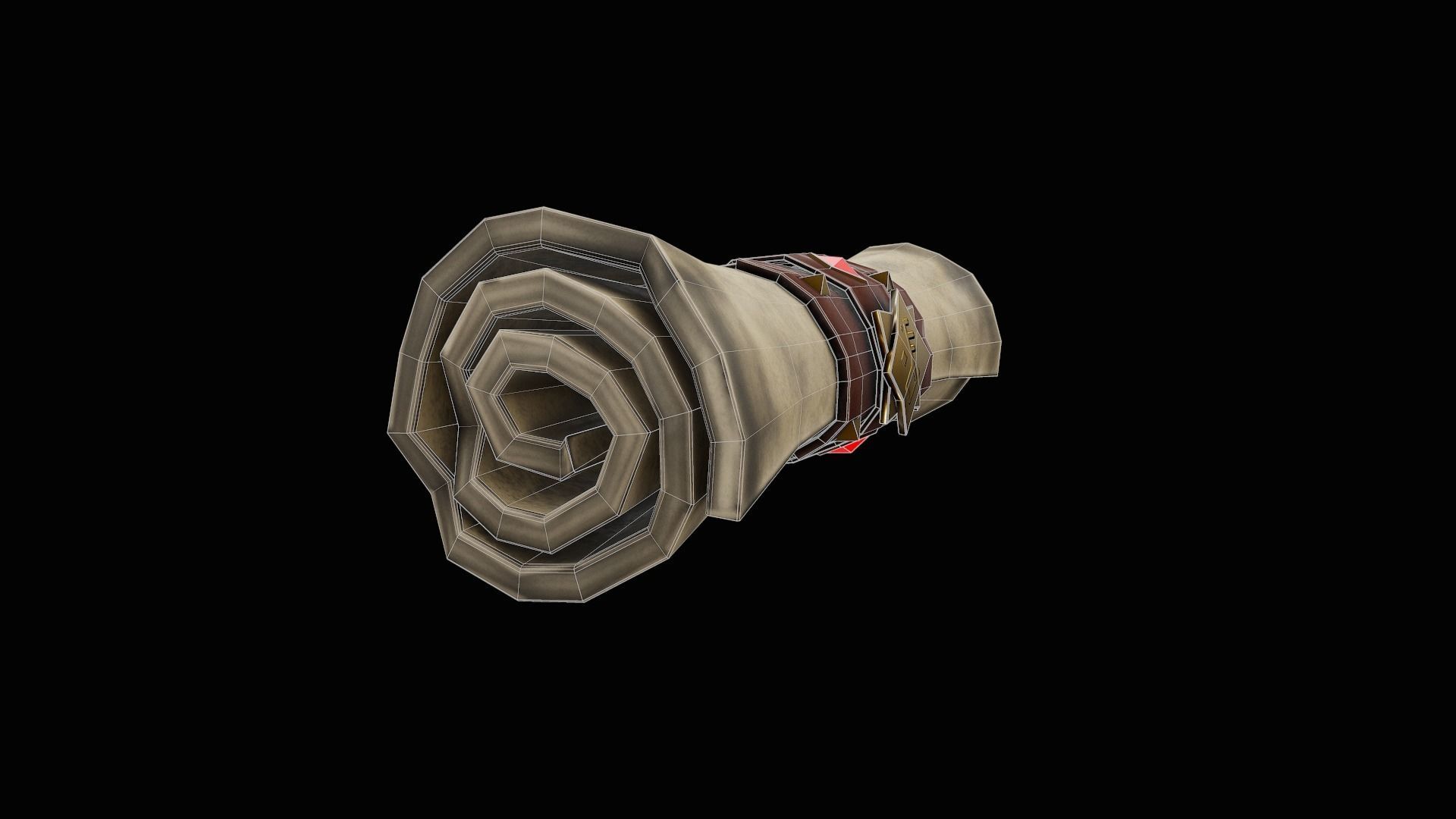 3D model Stylized Scroll - Tutorial Included VR / AR / low-poly | CGTrader