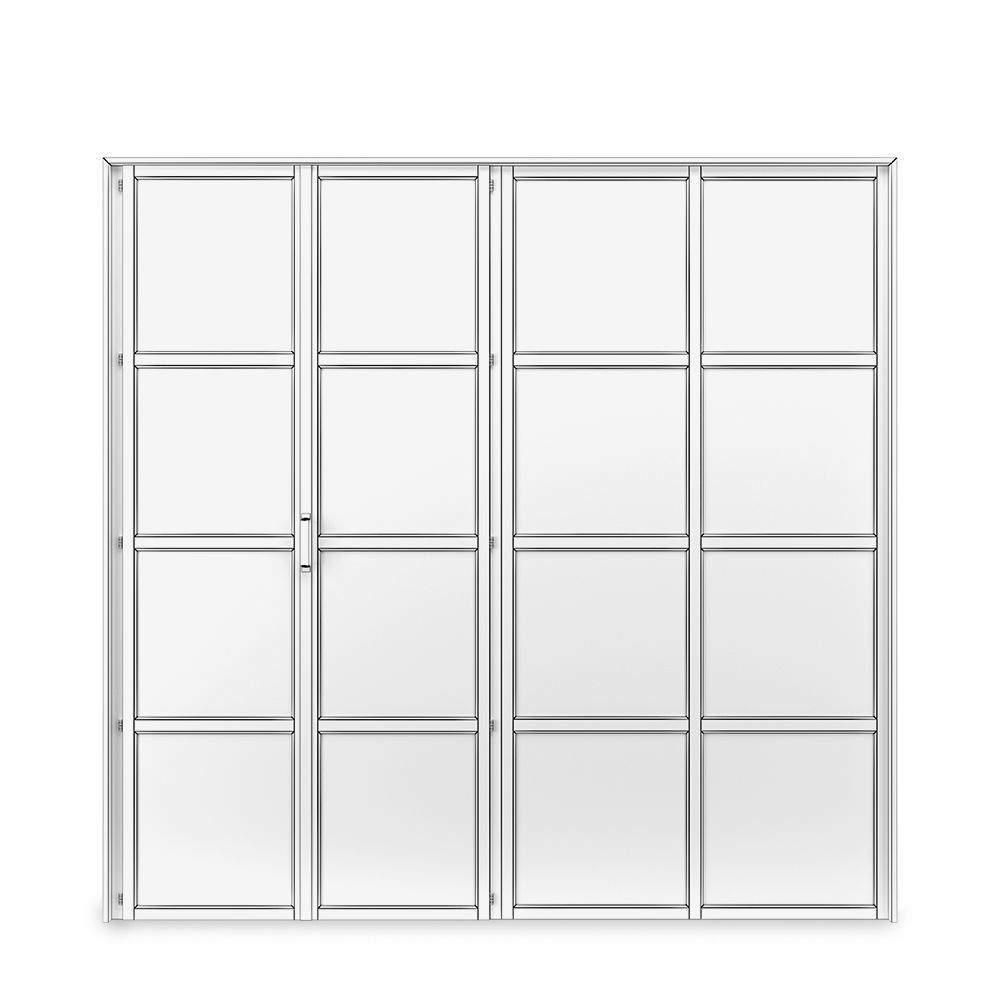 Metal Door-16 segments 3D model | CGTrader