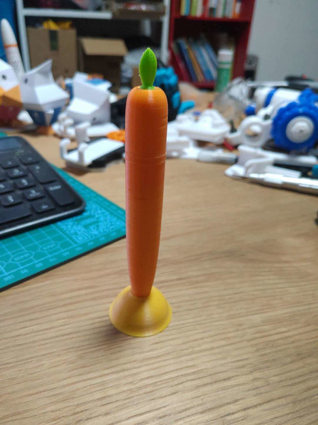 Carrot Pen - rotate open 3D model 3D printable | CGTrader