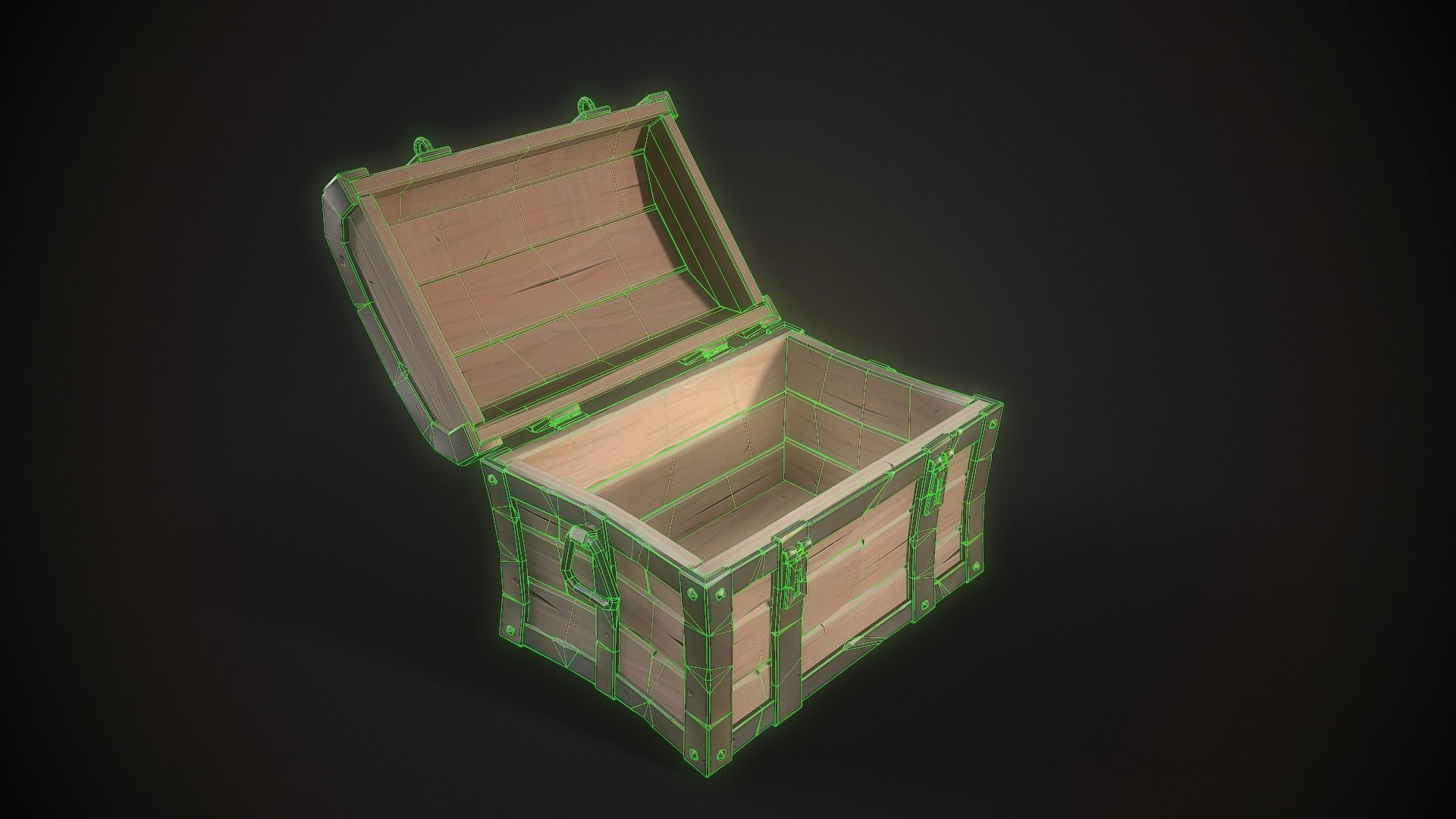 3D model Stylized Treasure Chest VR / AR / low-poly animated | CGTrader