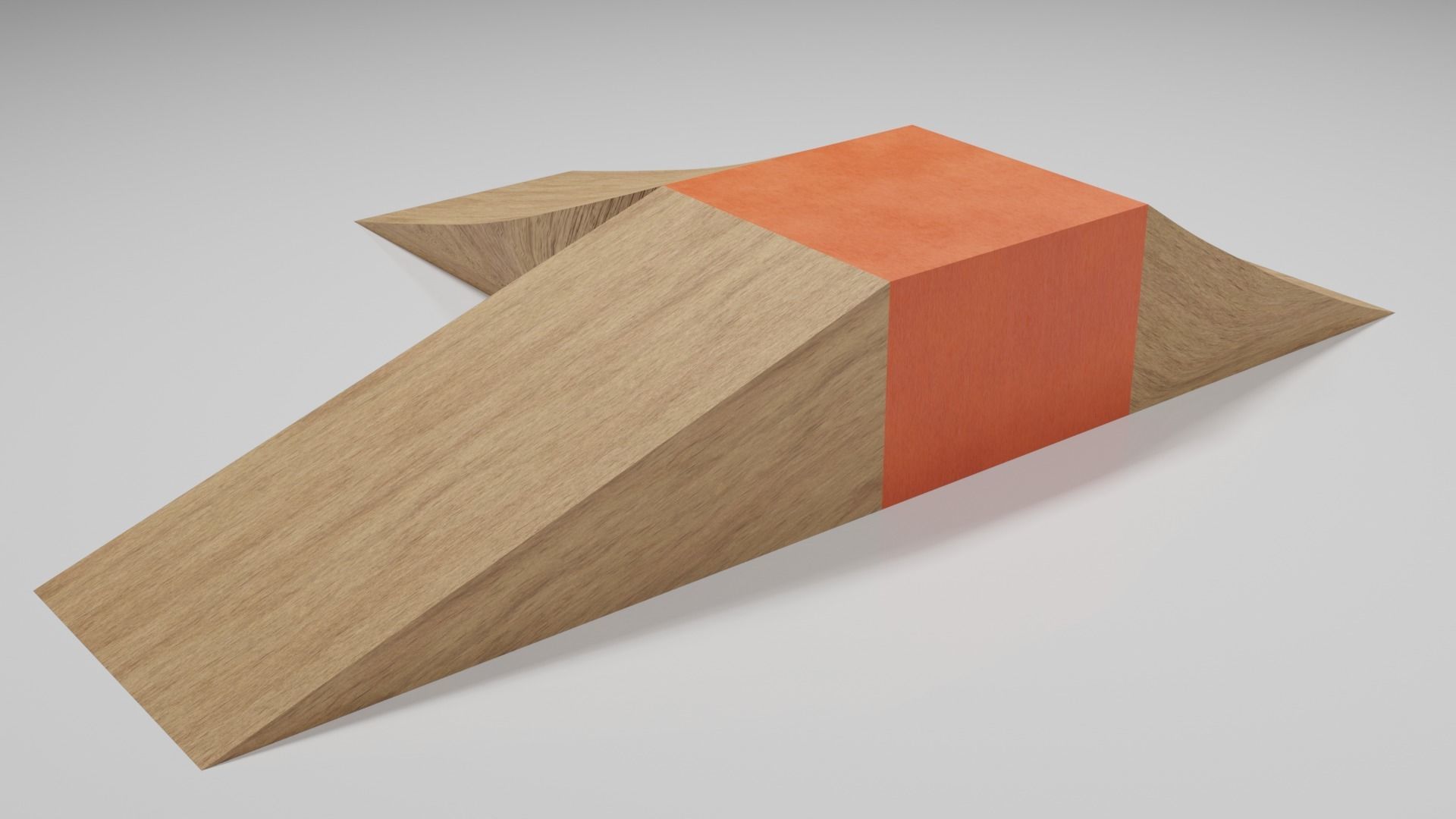 3D model Triple Ramp 3D Model VR / AR / low-poly | CGTrader