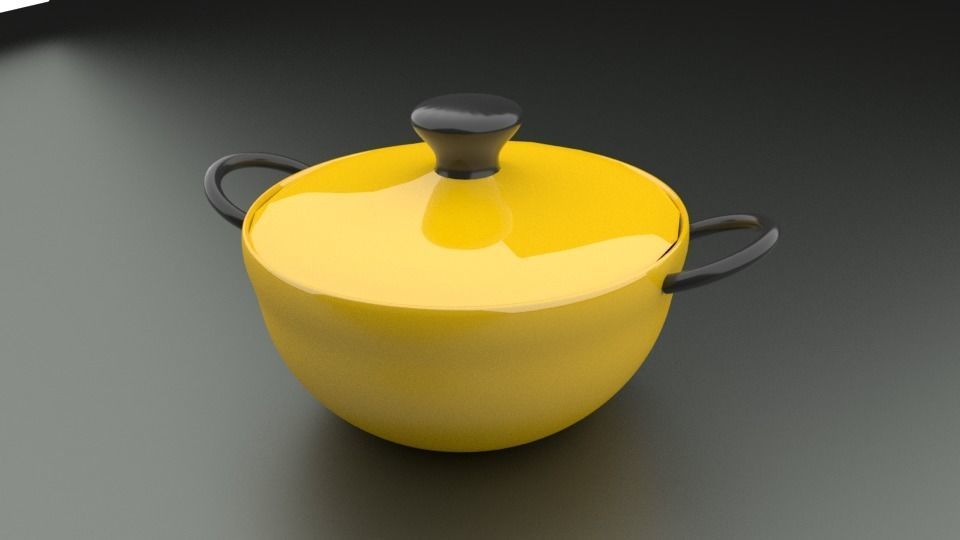 Cooking Pot free 3D model | CGTrader