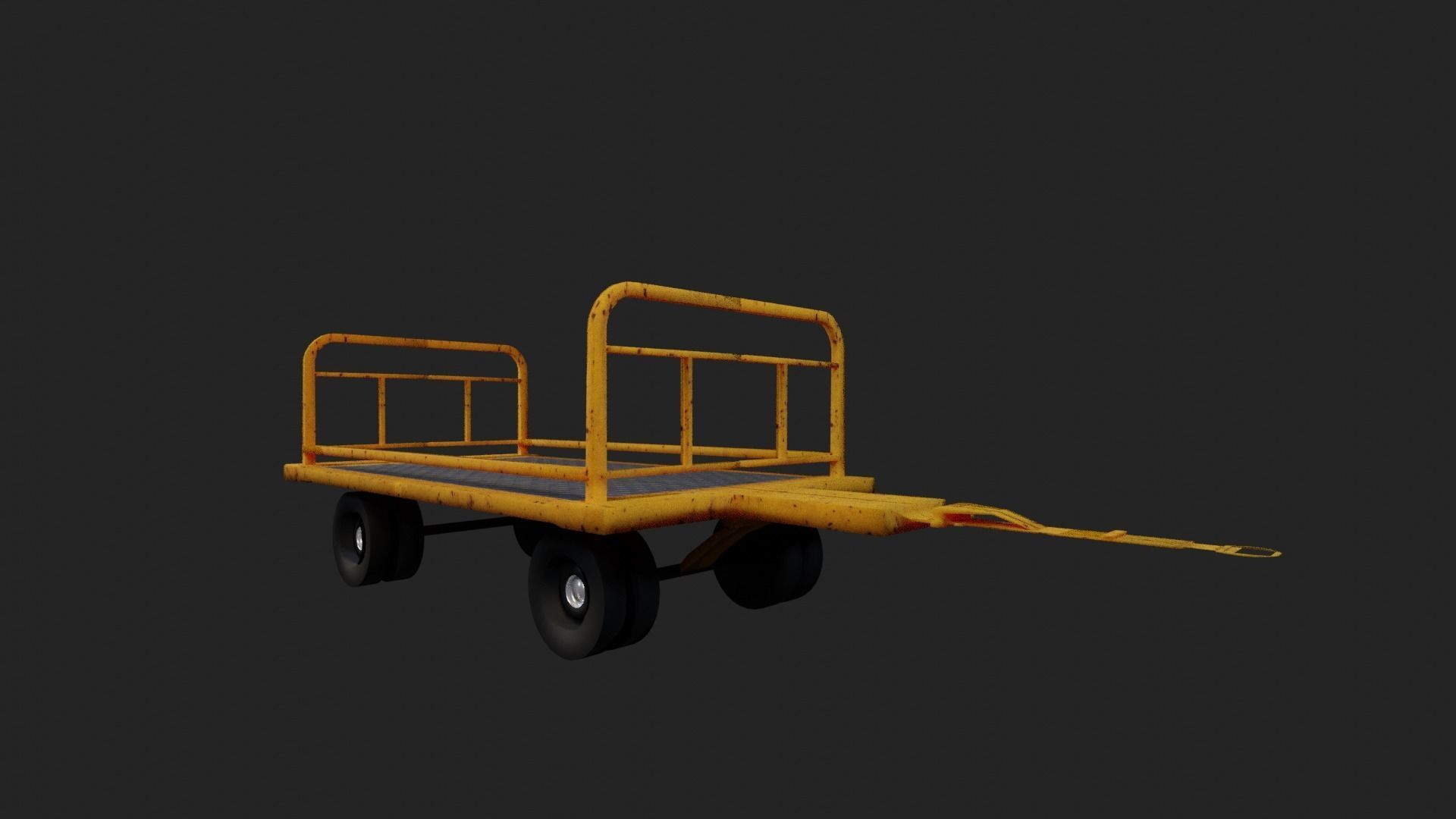 Trolley Low-poly 3D model free VR / AR / low-poly 3D model | CGTrader