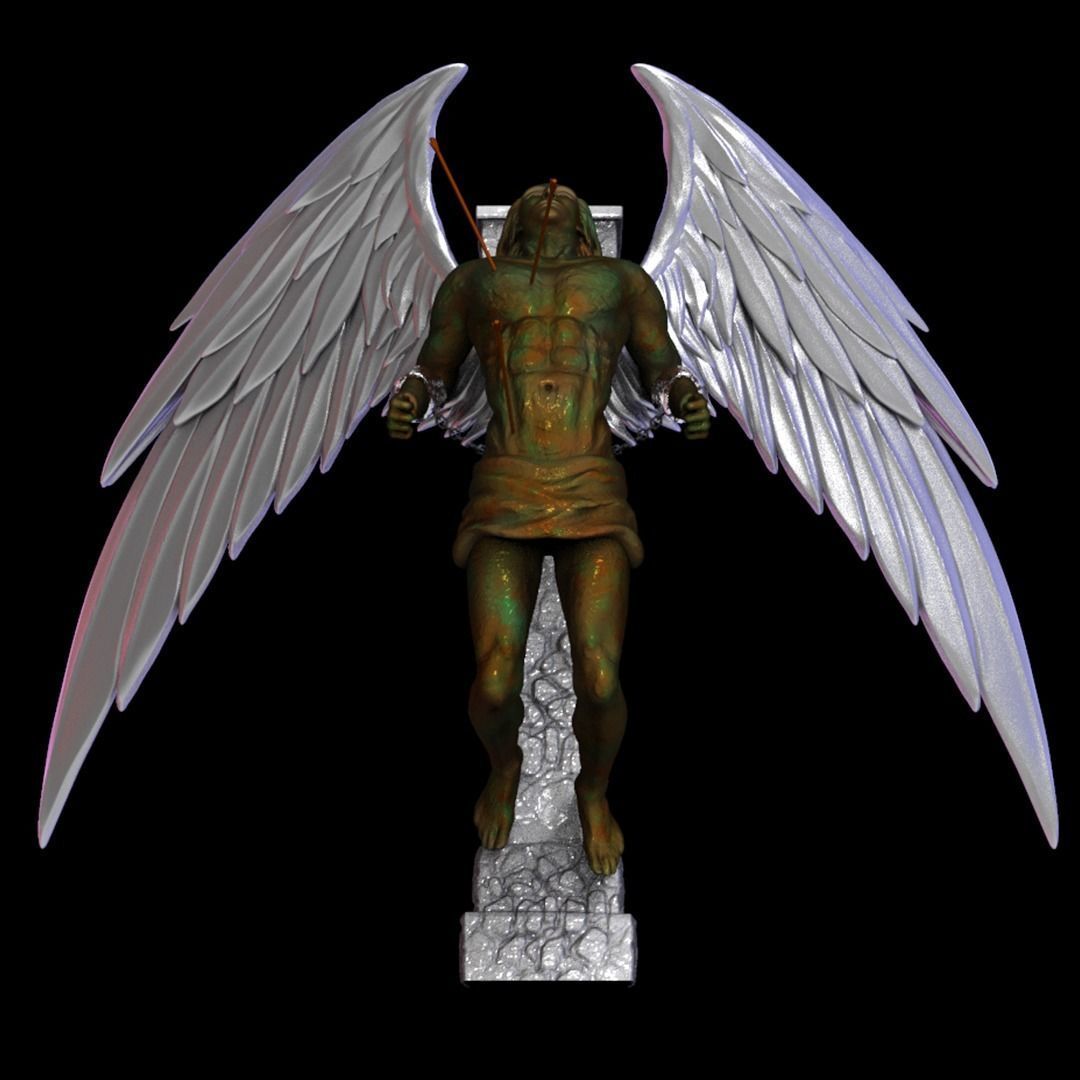 Icarus Greek Mythology Statue Art 3D model 3D printable | CGTrader