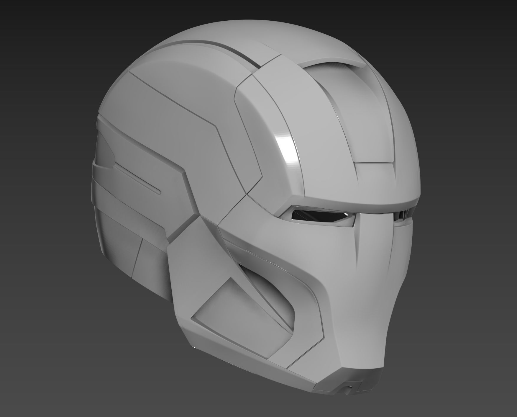 Iron Man Mark 16 MK16 Helmet Avengers 3D model 3D printable | CGTrader