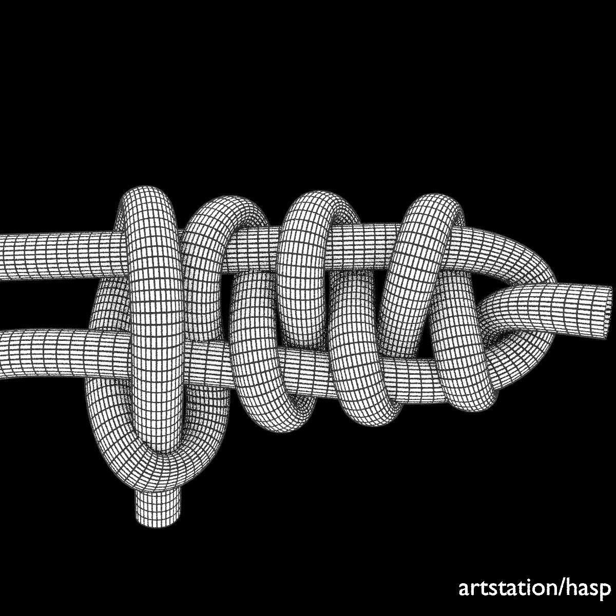 3D model racking bend knot VR / AR / low-poly | CGTrader