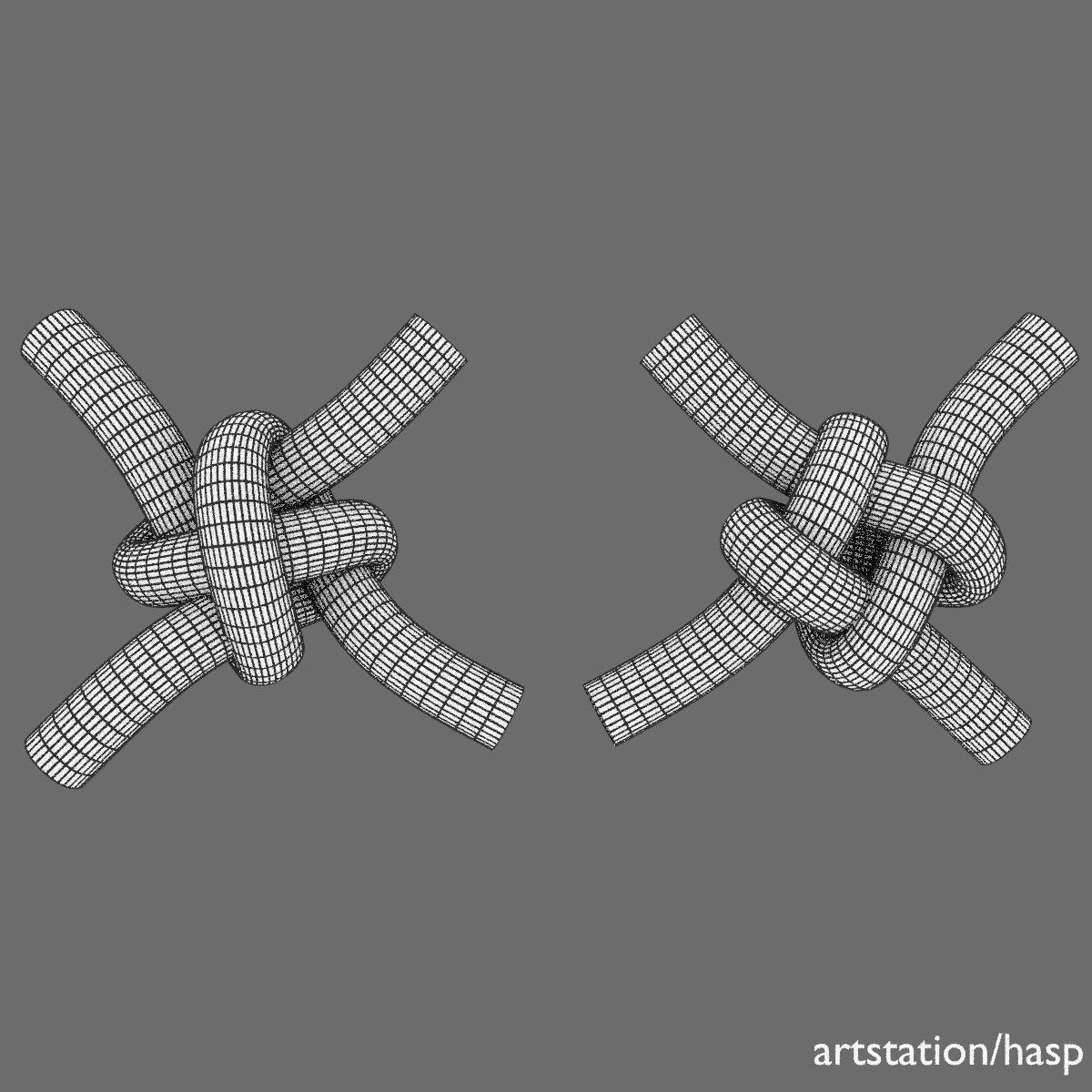 3D model friendship knot VR / AR / low-poly | CGTrader