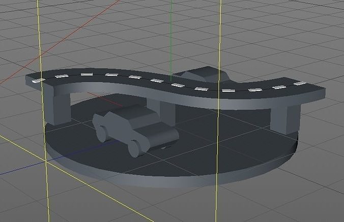 road picto free 3D model | CGTrader