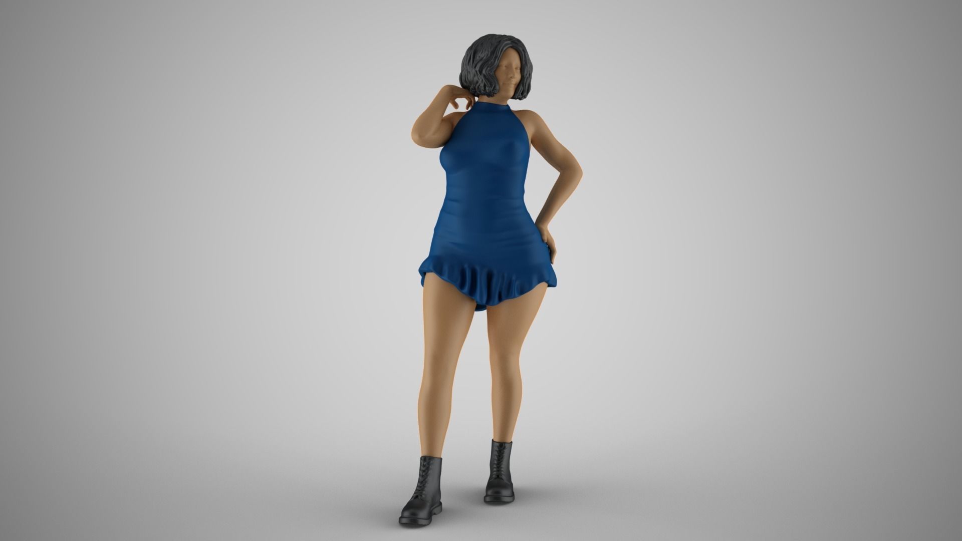 Frumpy Woman 3D model 3D printable | CGTrader