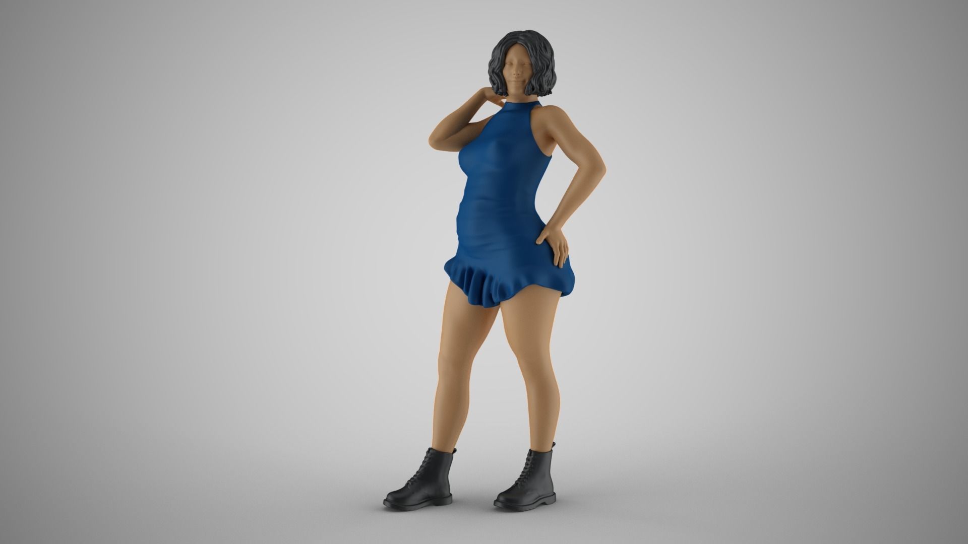 Frumpy Woman 3D model 3D printable | CGTrader