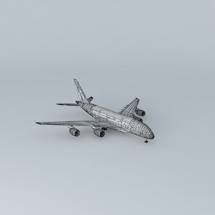 Qatar Qatar Airways Airbus A380 861 2014 free 3D model | CGTrader