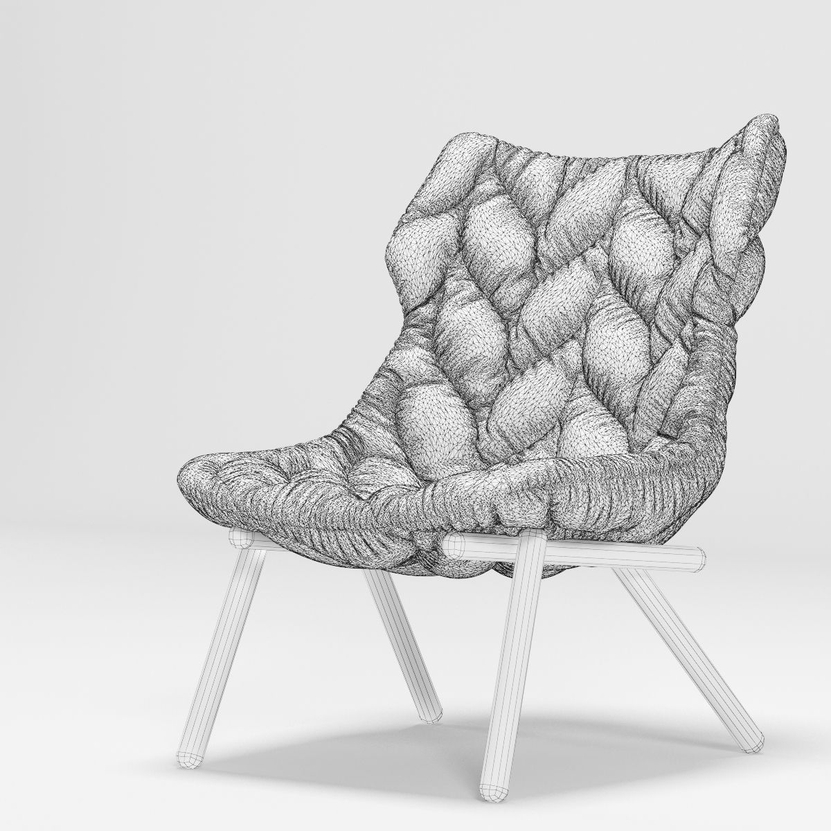 Foliage chair 3D model | CGTrader