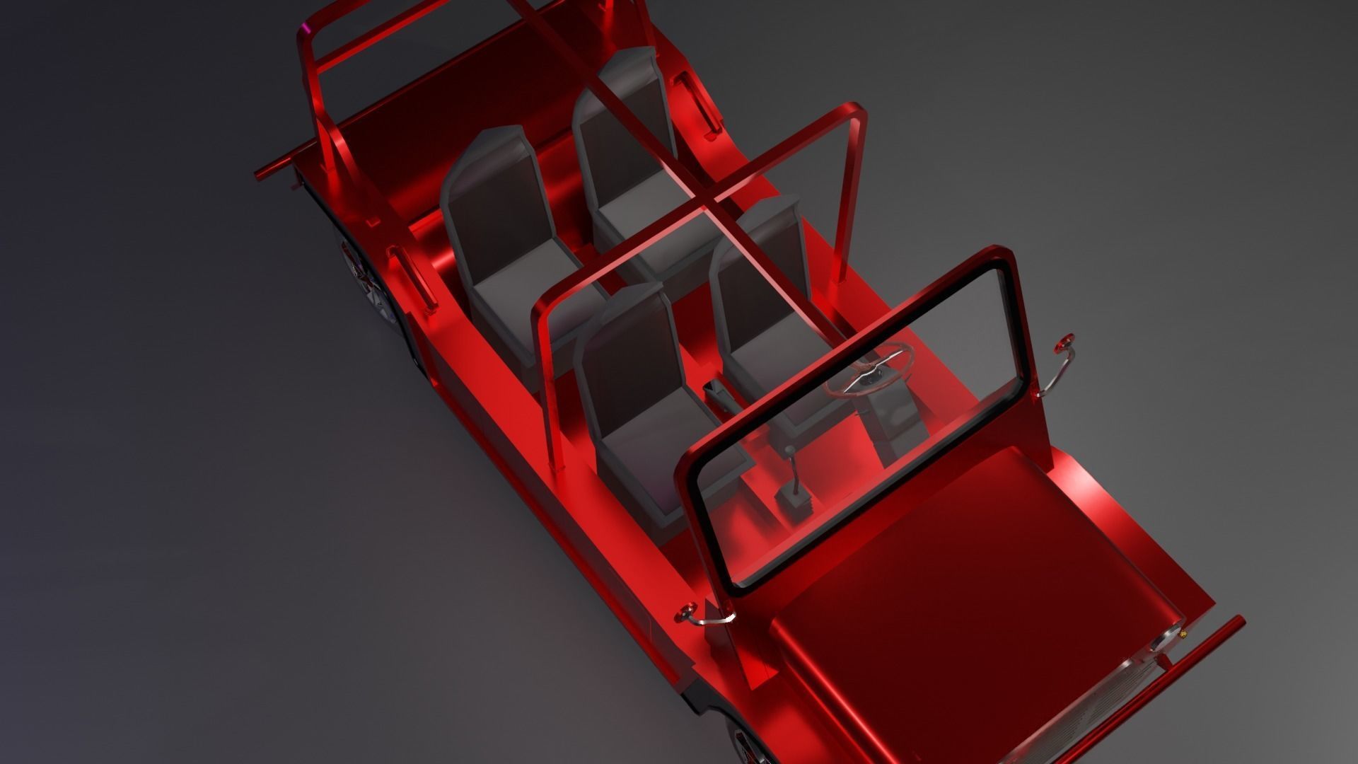 3D model Moke Car VR / AR / low-poly | CGTrader