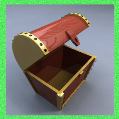 3D model treasury box 3d model VR / AR / low-poly | CGTrader