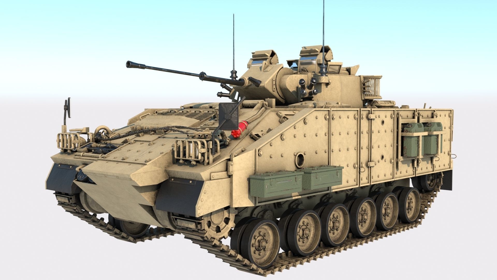 3D model Warrior MCV VRay PBR | CGTrader