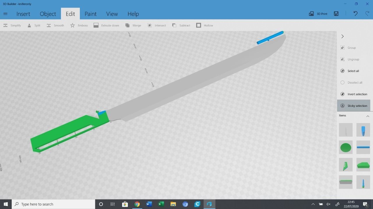 BX Commando Droid vibrosword 3D model 3D printable | CGTrader