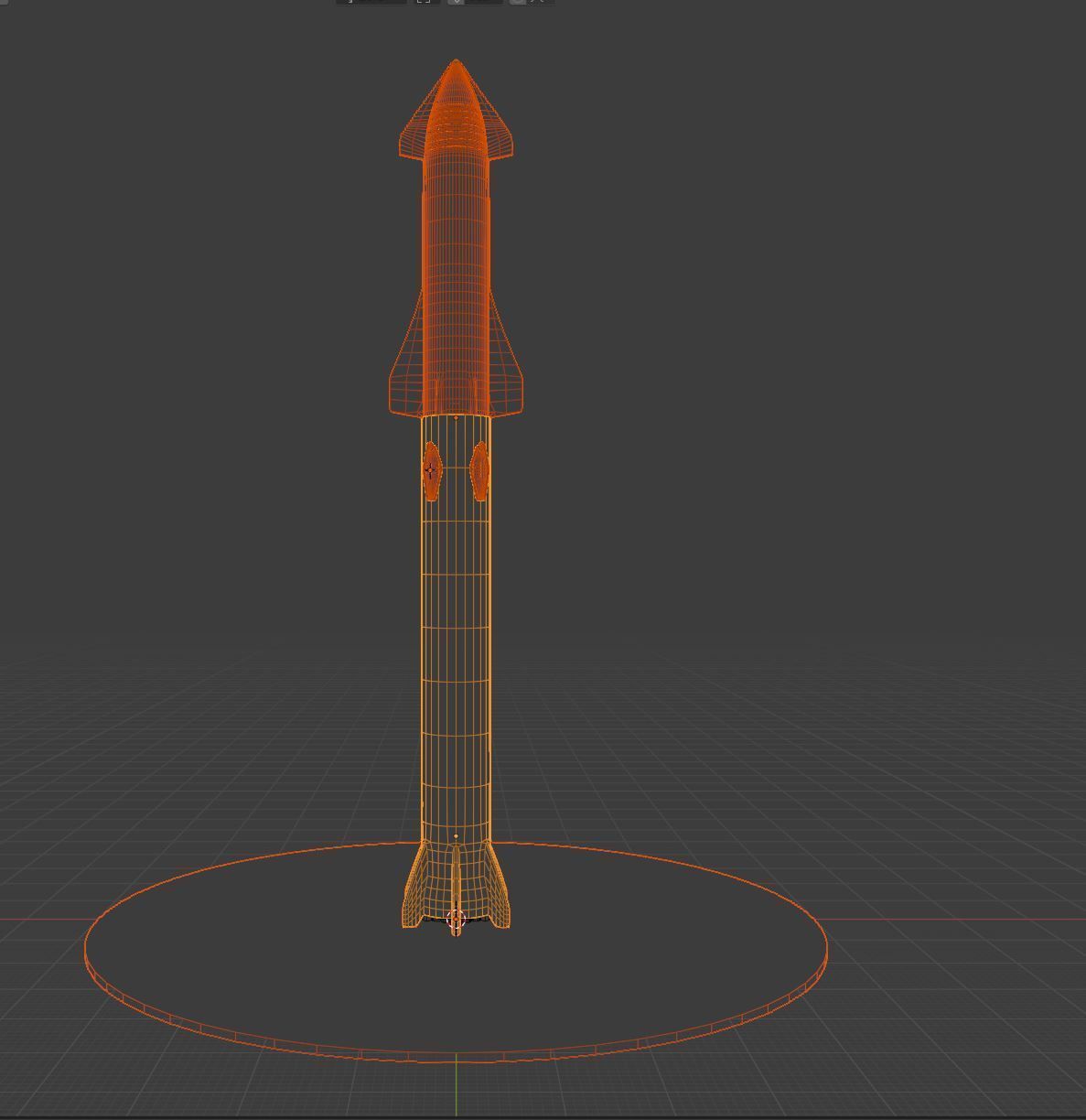 3D model SpaceX Starship Super Heavy - Elon Musk Mars ship VR / AR ...