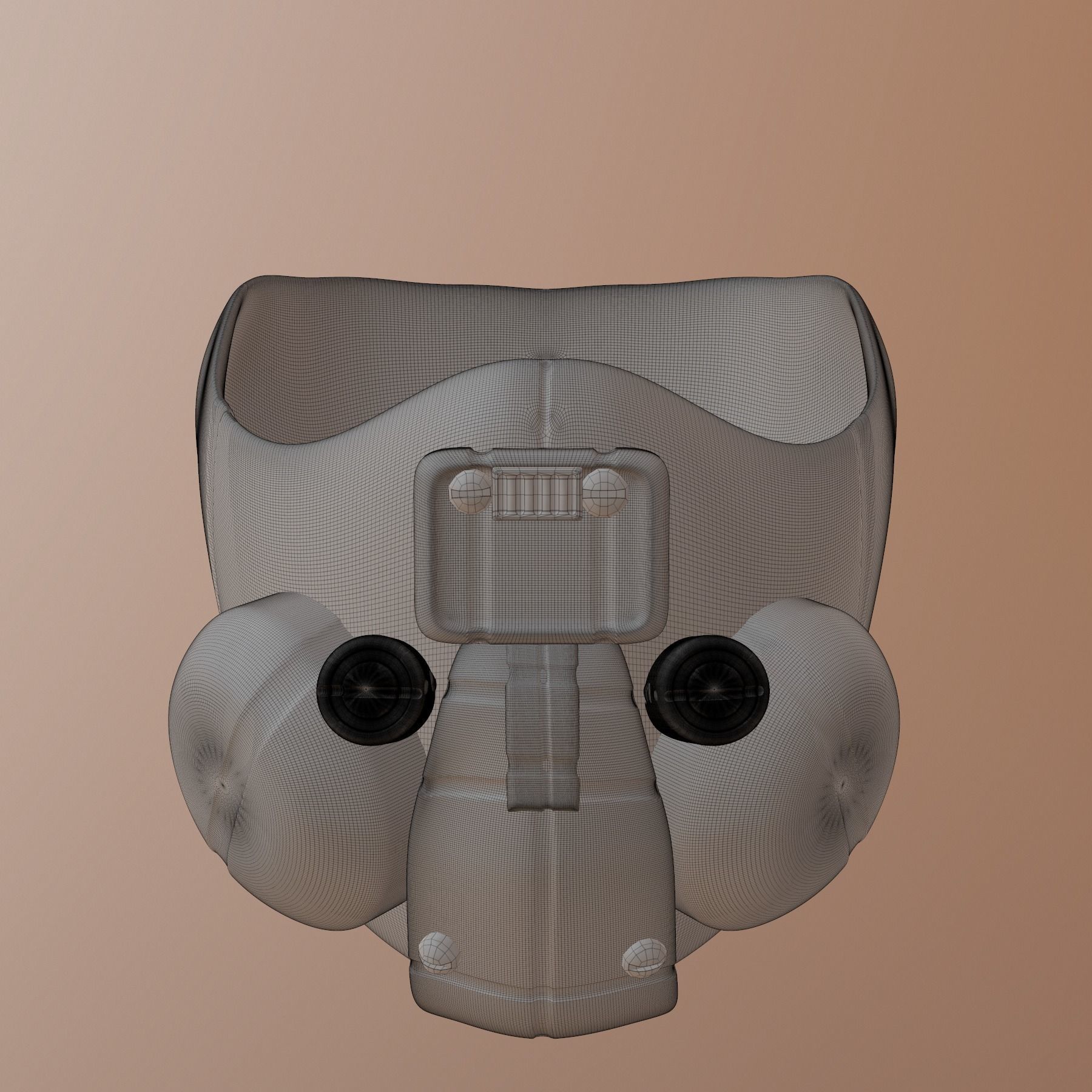 gas mask millitary high poly sculpt 3d printable 3D model | CGTrader