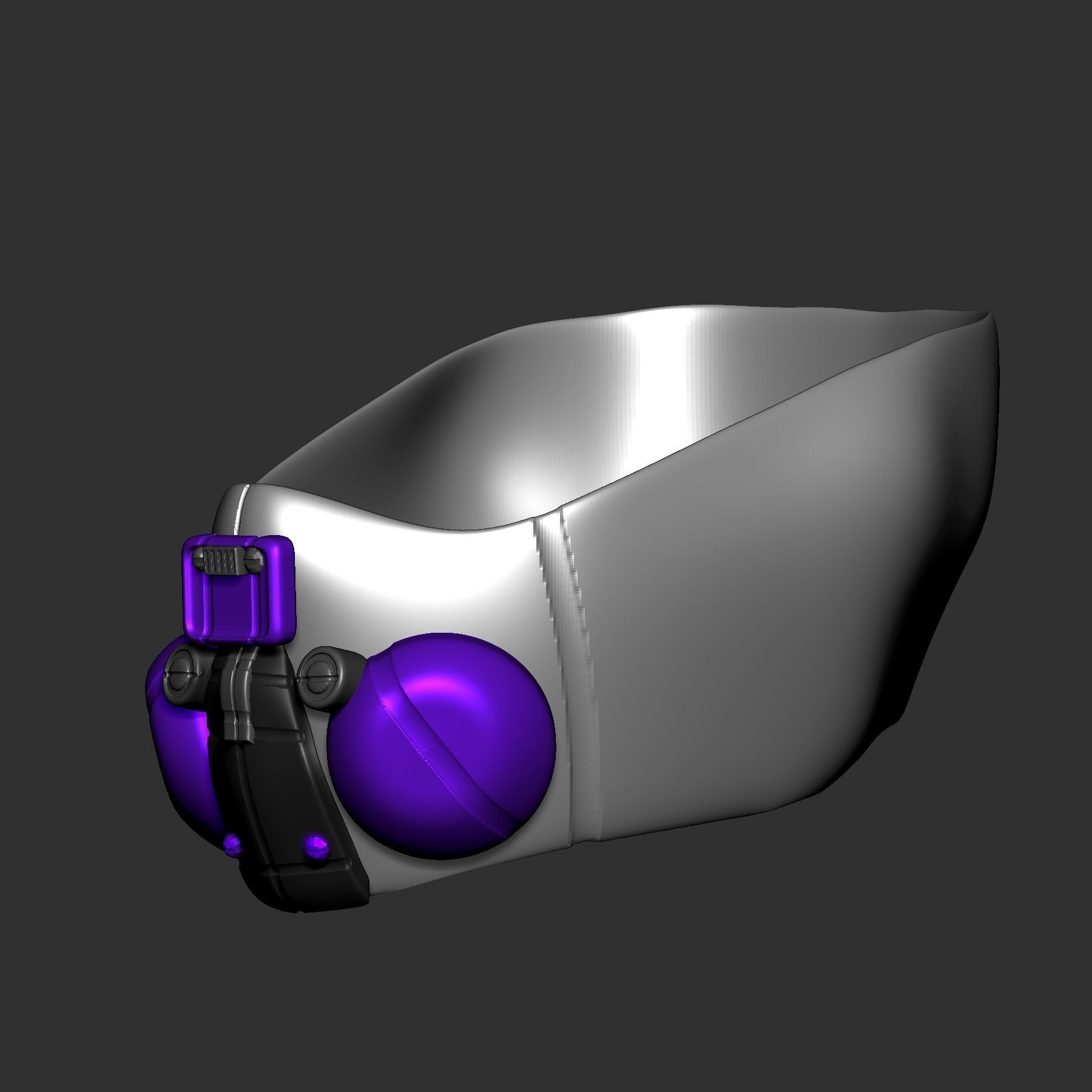 gas mask millitary high poly sculpt 3d printable 3D model | CGTrader