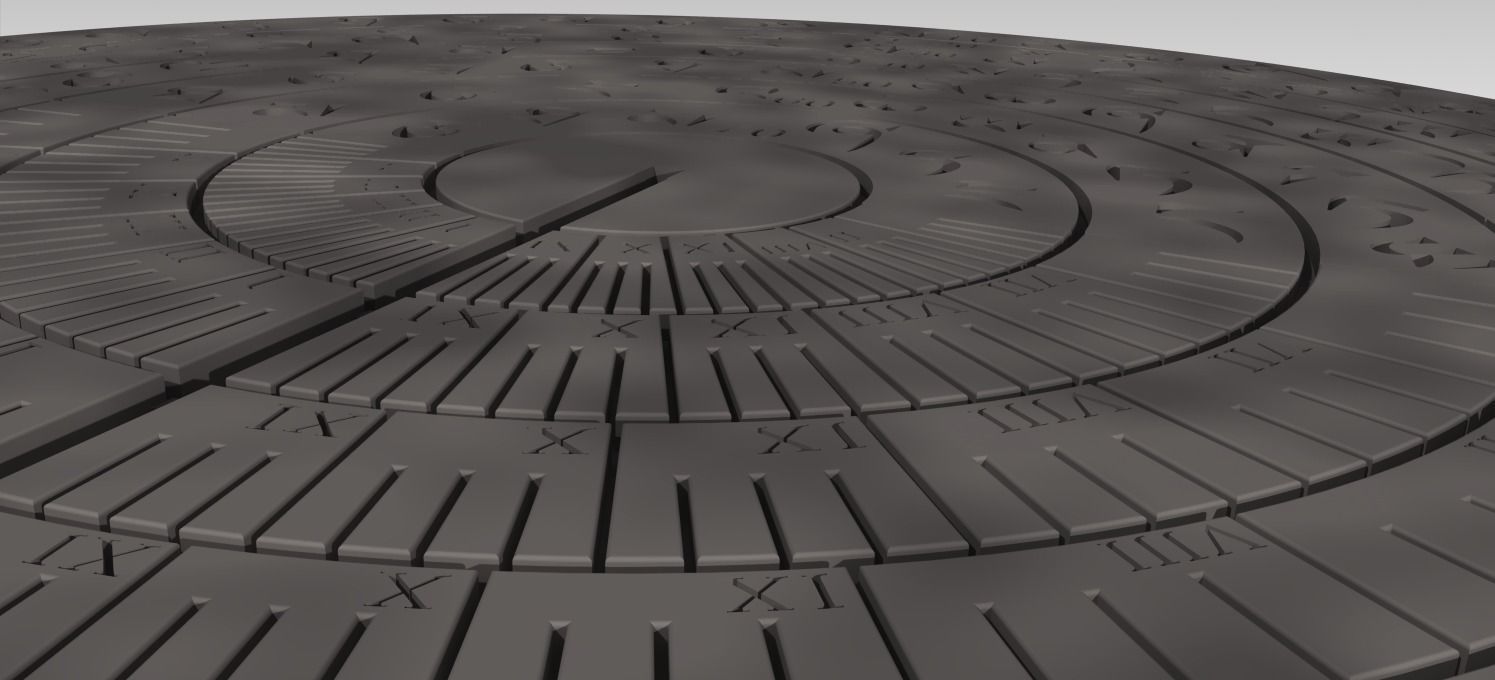 Sun Dial universal 3D model 3D printable | CGTrader