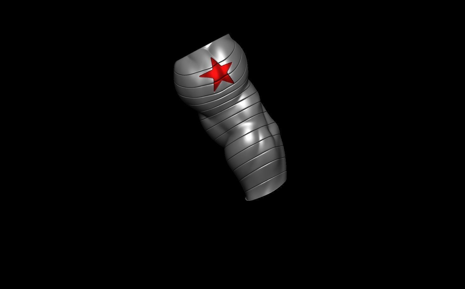 Winter soldier metal arm 3D model 3D printable | CGTrader