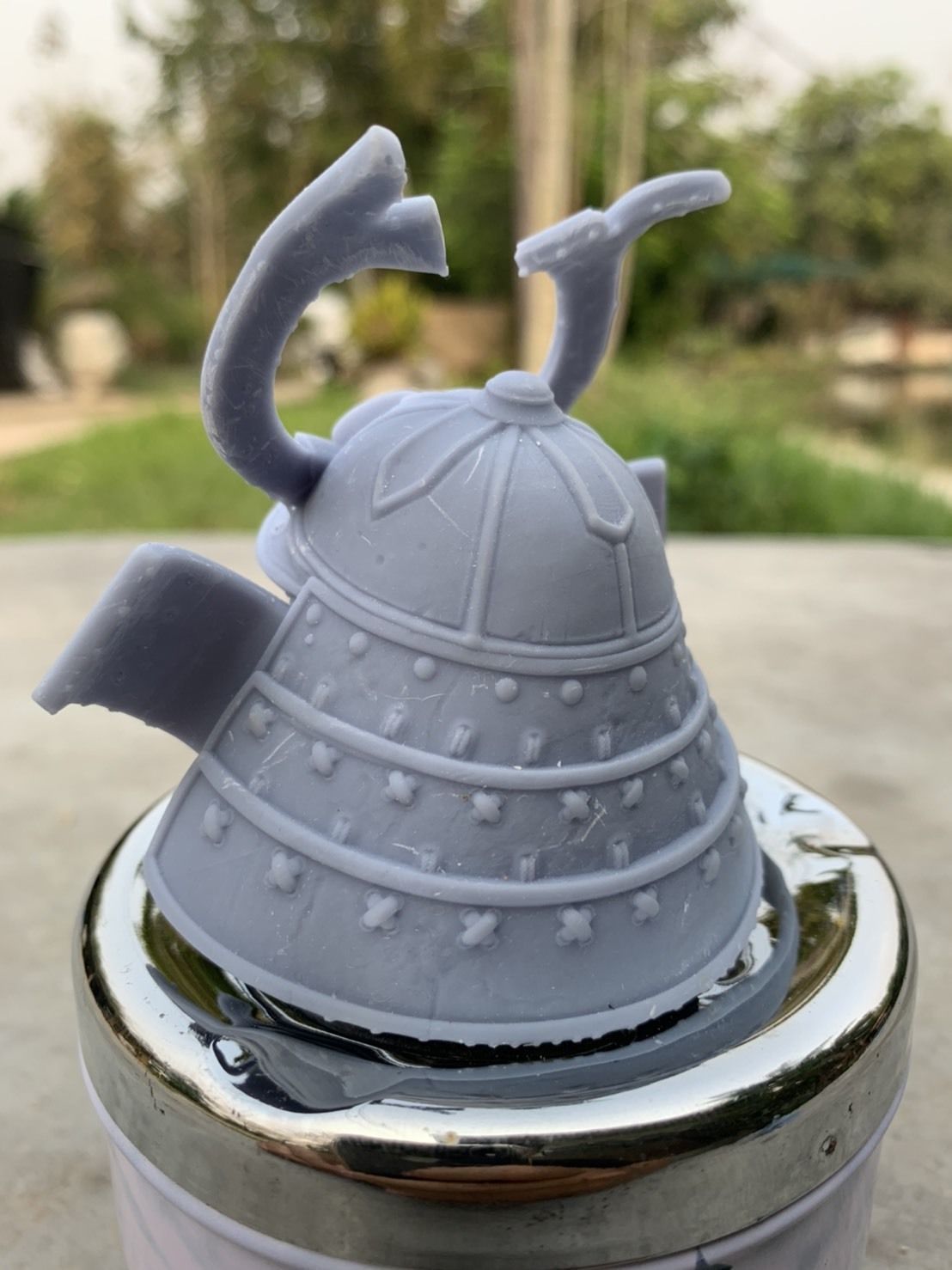 Skull Samurai 3D model 3D printable | CGTrader