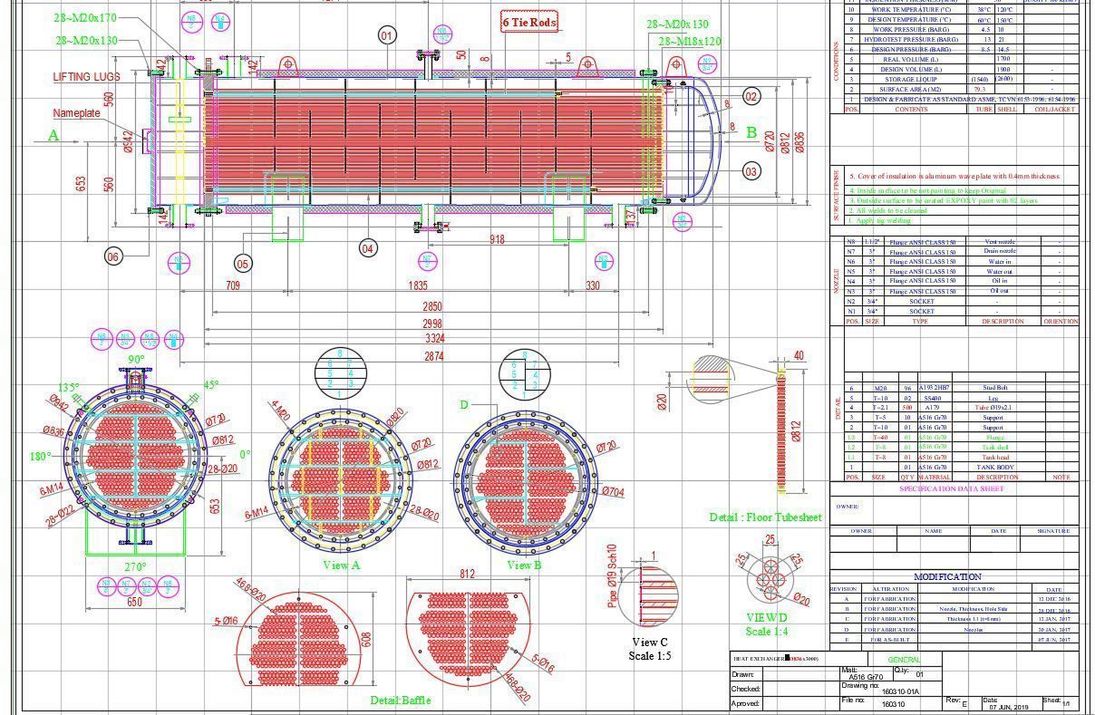 HEAT EXCHANGER - SURFACE AREA 80 m2 3D model | CGTrader