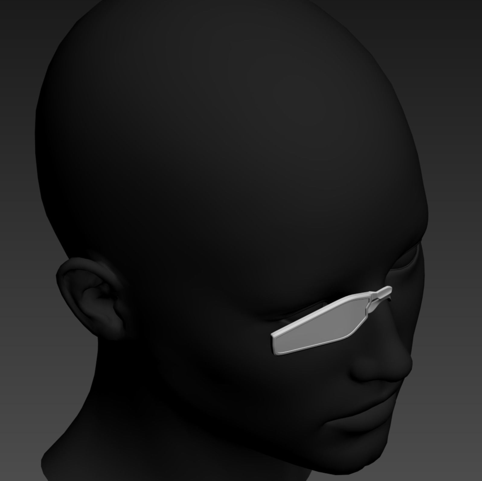 HighPoly Set of two Monocle for right and left eye 3D model | CGTrader