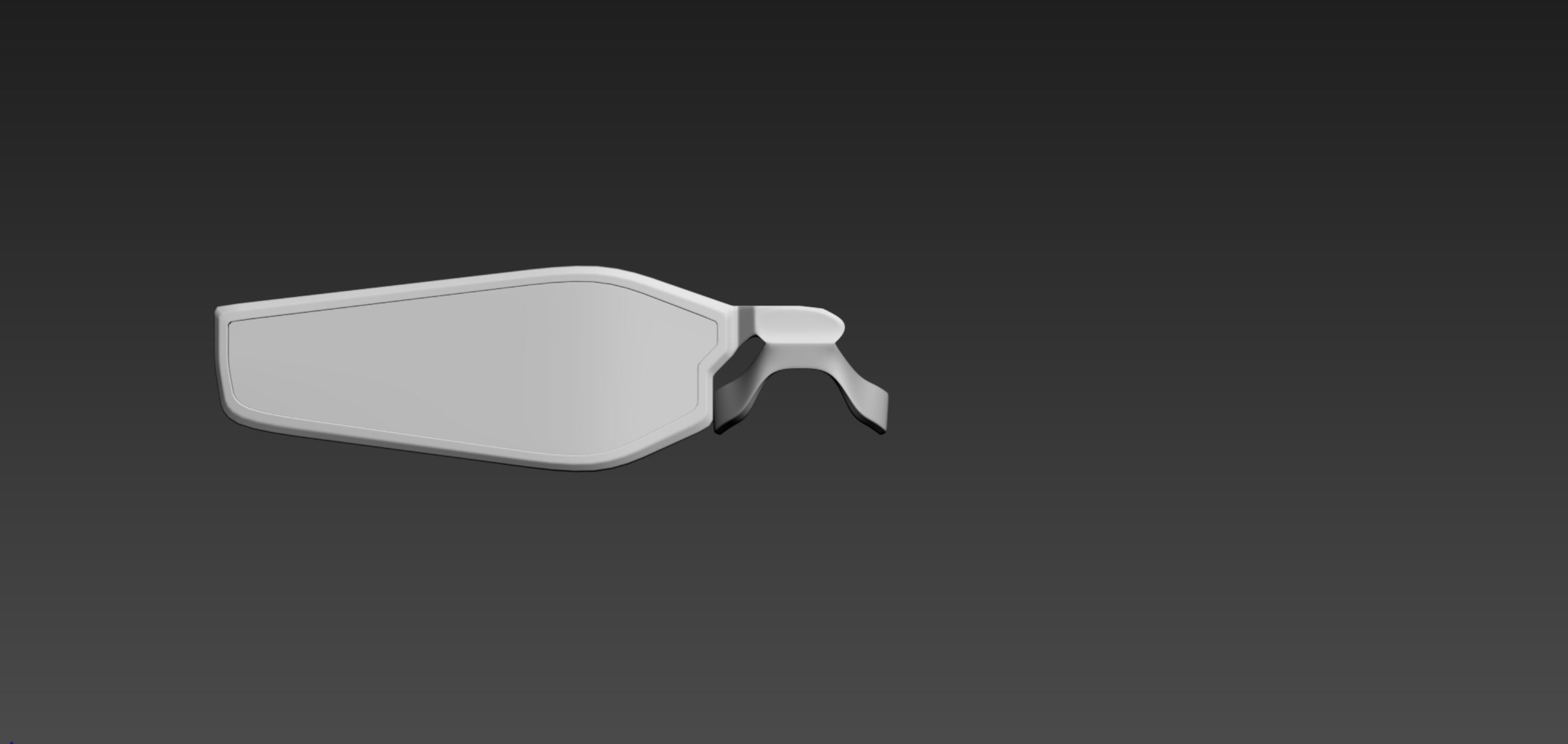 HighPoly Set of two Monocle for right and left eye 3D model | CGTrader