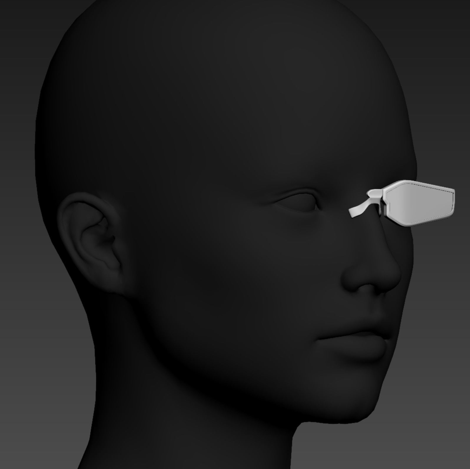 HighPoly Set of two Monocle for right and left eye 3D model | CGTrader