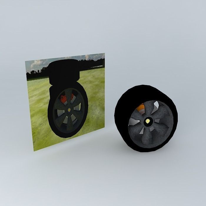 Wheels tyre NEG free 3D model | CGTrader