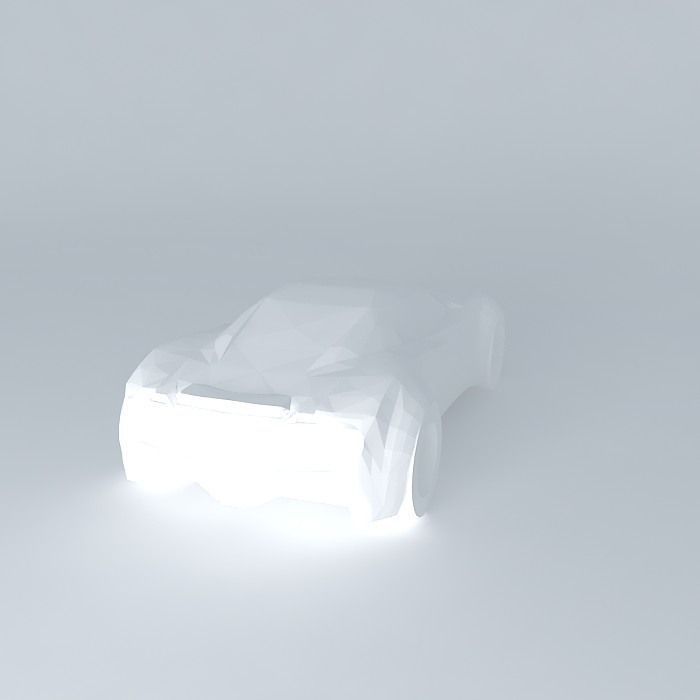 Sports car template NEG free 3D model | CGTrader