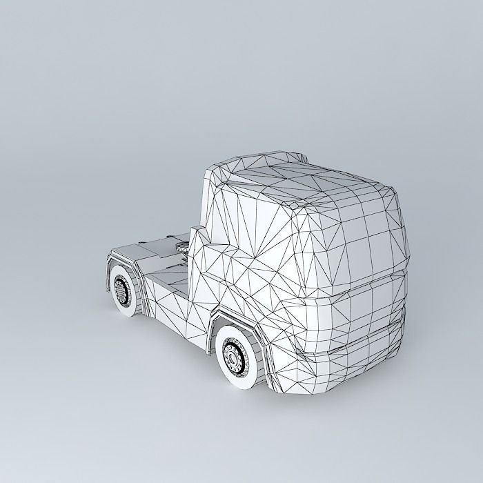 Truck template NEG free 3D model | CGTrader