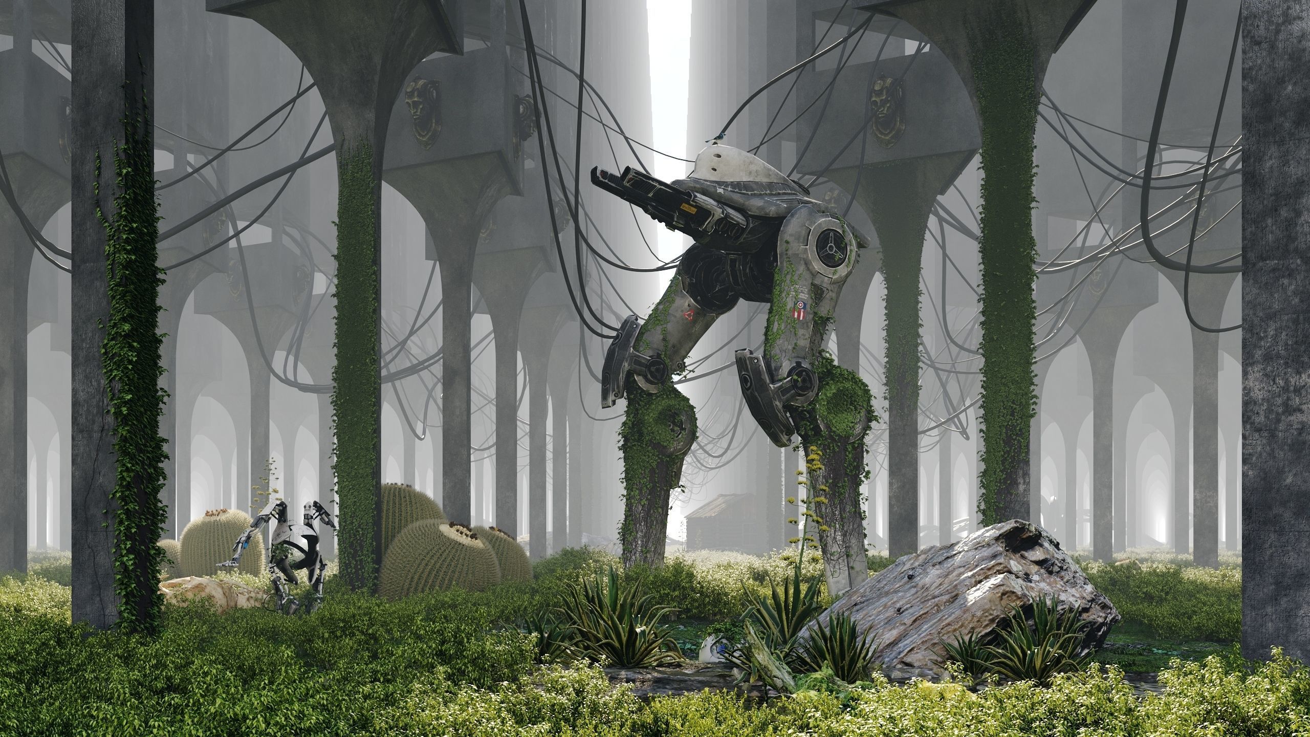 STONE FOREST the concept of post-Apocalypse 3D model | CGTrader